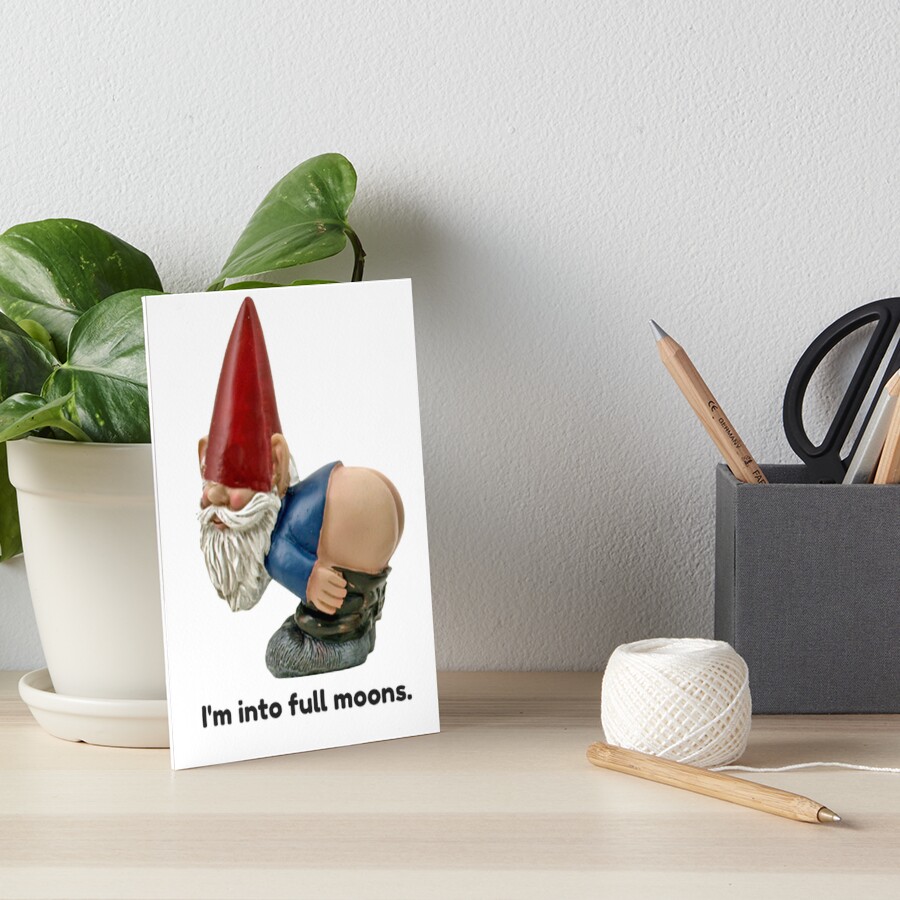 Lámina rígida «No soy nudista, me gustan las lunas llenas - Christmas ...