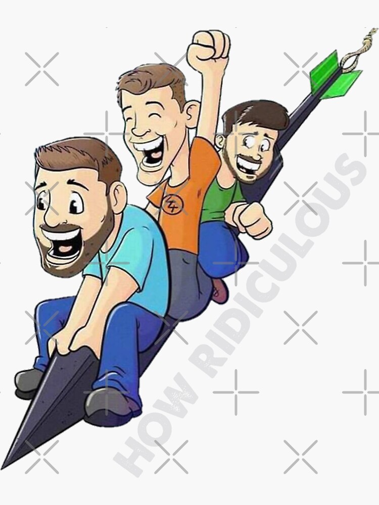 "How Ridiculous a How Ridiculous a How Ridiculous" Sticker for Sale by ...