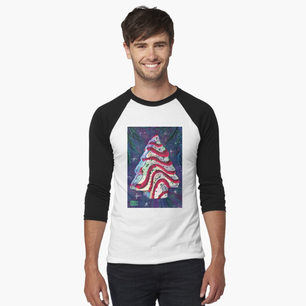 "Christmas Tree Cake Painting" Art Print for Sale by Grody Brody ...