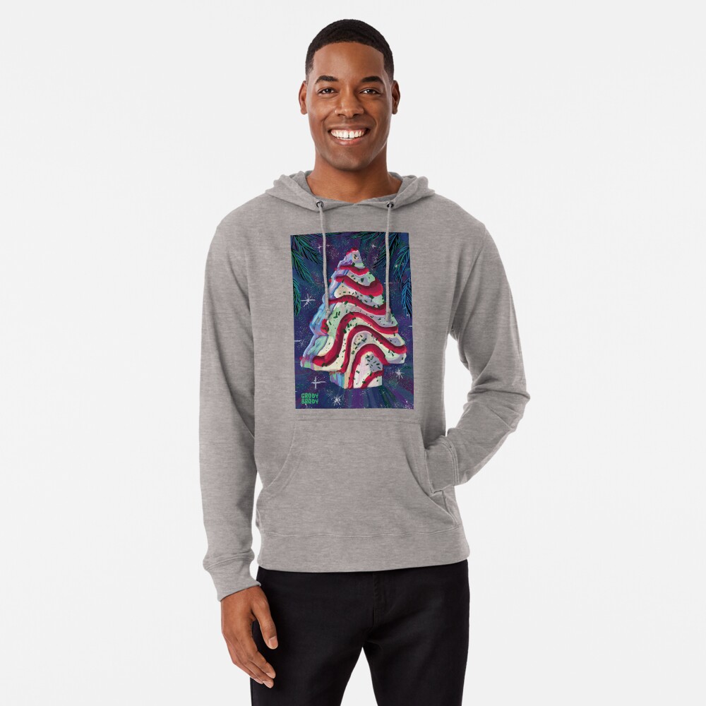 "Christmas Tree Cake Painting" Art Print for Sale by Grody Brody ...