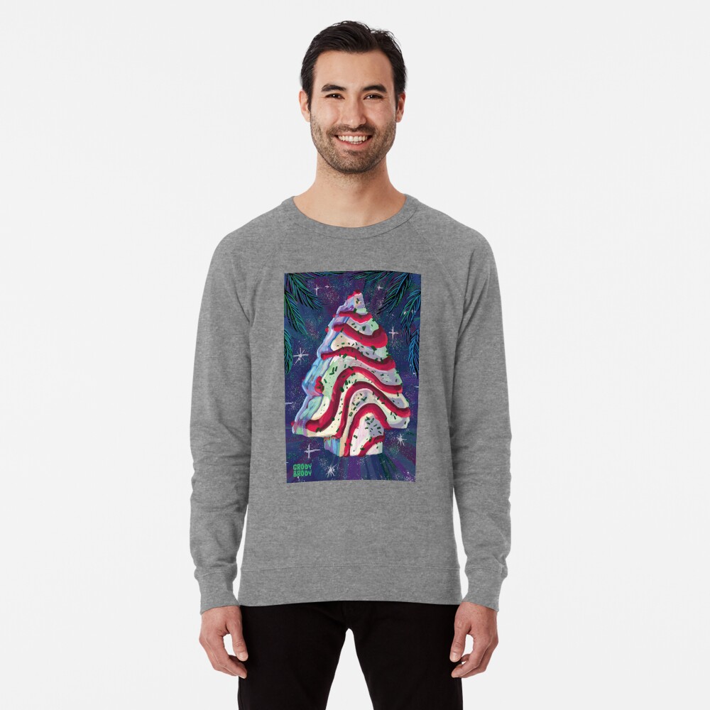 "Christmas Tree Cake Painting" Art Print for Sale by Grody Brody ...