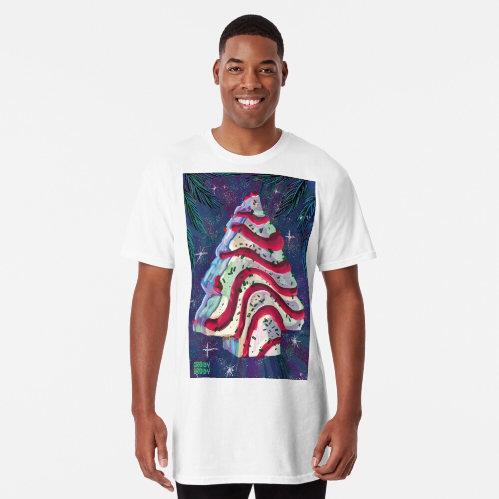 "Christmas Tree Cake Painting" Art Print for Sale by Grody Brody ...