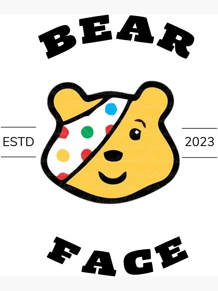 "Children in Need pudsey bear face" Art Print for Sale by JennifRosik ...
