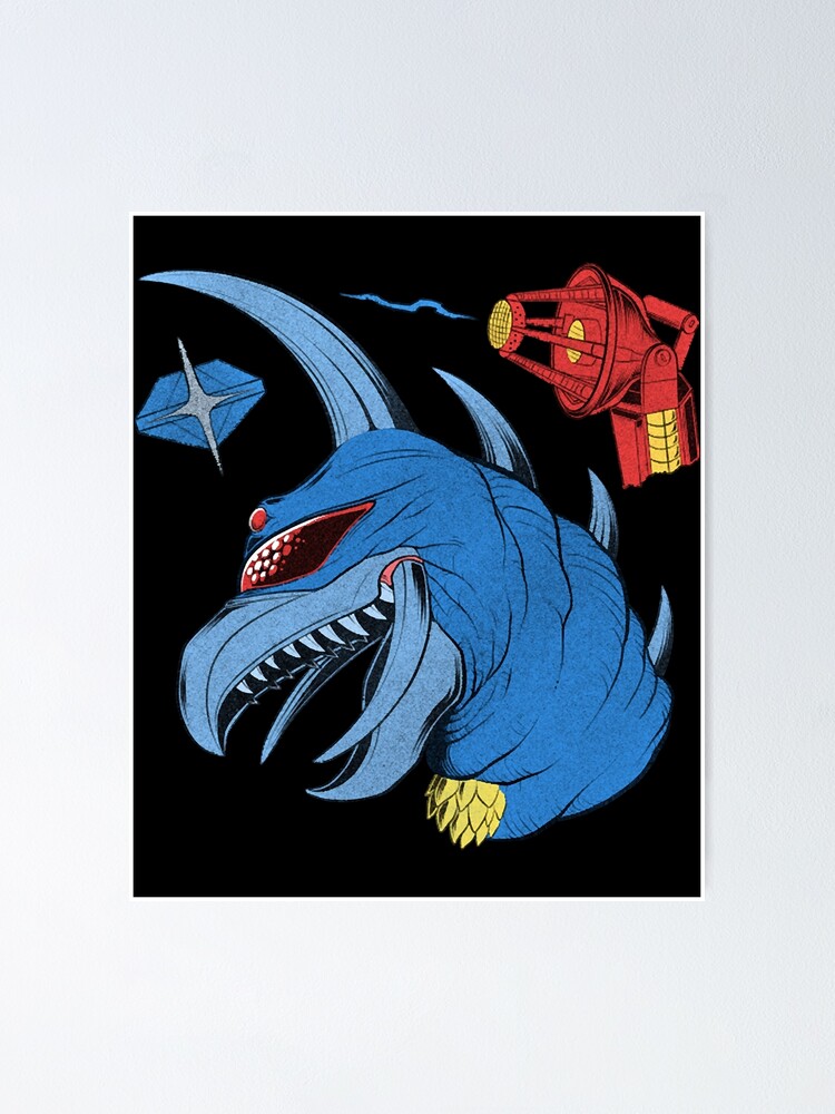 "Gigan Showa Style" Poster for Sale by rvllvilkkom | Redbubble