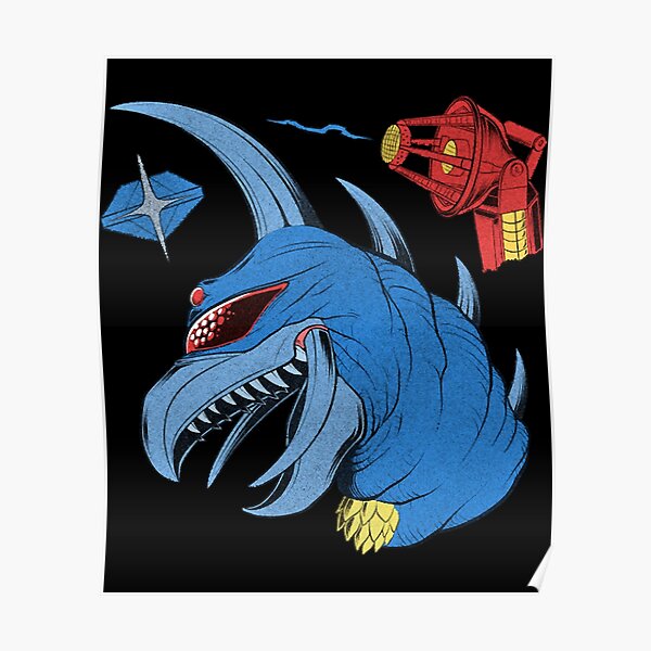 "Gigan Showa Style" Poster for Sale by rvllvilkkom | Redbubble