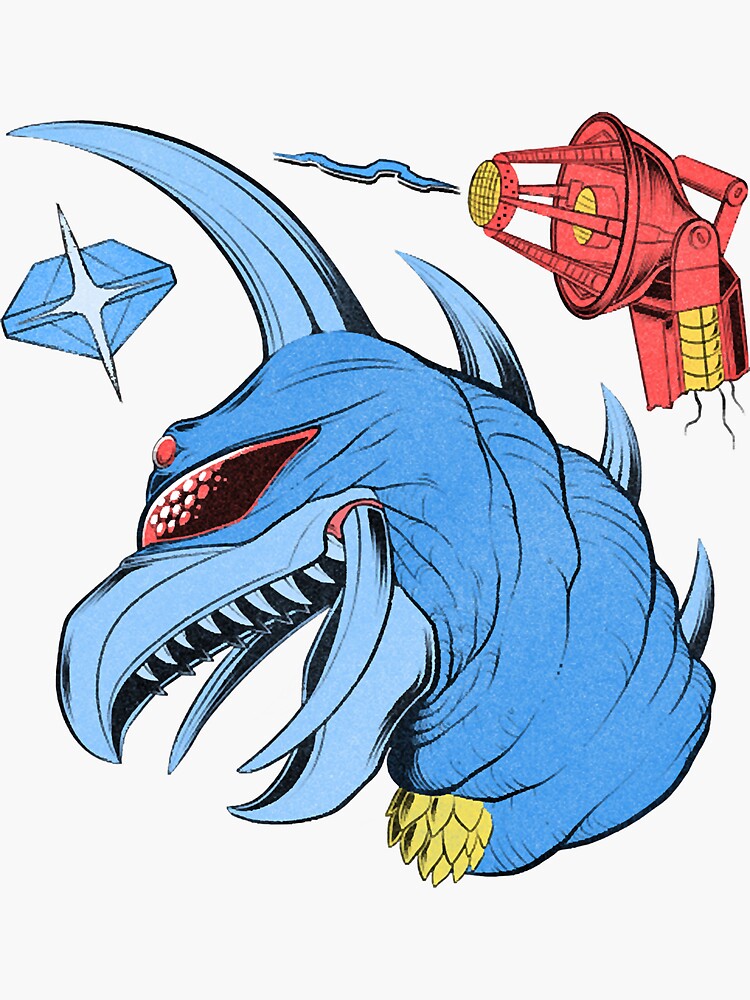 "Gigan Showa Style" Sticker for Sale by rvllvilkkom | Redbubble