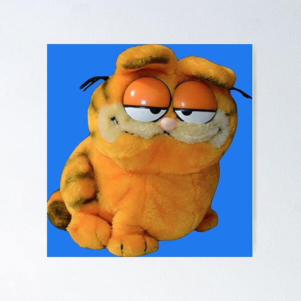 "Old Garfield Plush" Poster for Sale by OhNoABee | Redbubble