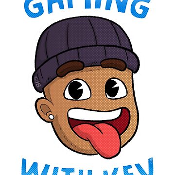 "Kev Face Cartoon" Sticker for Sale by EasyDesignsZA | Redbubble