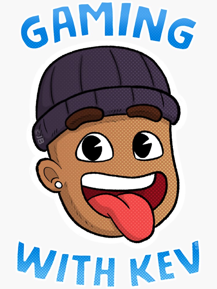"Kev Face Cartoon" Sticker for Sale by EasyDesignsZA | Redbubble