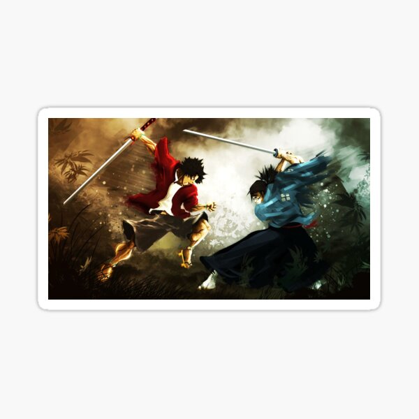"Samurai Battle" Sticker for Sale by imanuelgordin | Redbubble