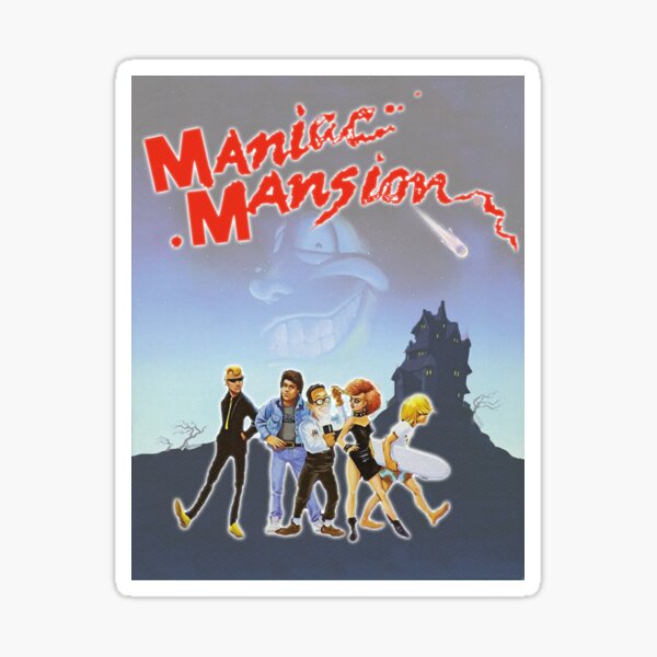 "Maniac Mansion" Sticker for Sale by SMALLBRUSHES | Redbubble