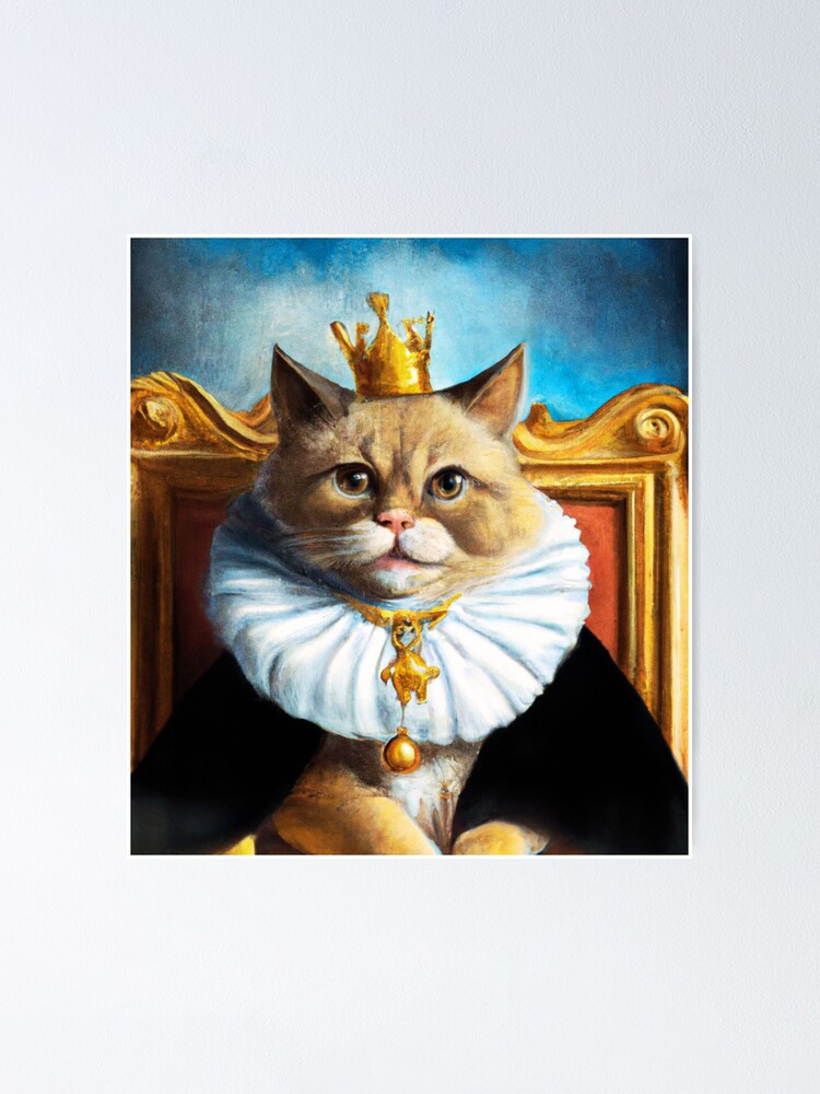 "King Kat" Poster for Sale by BarroKat | Redbubble