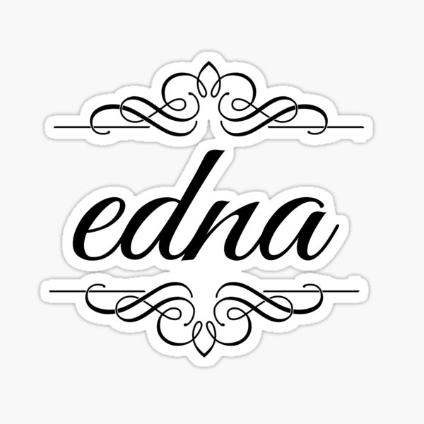 " EDNA Personalized Name Birthday Tag Family Name EDNA Baby Custom Name ...