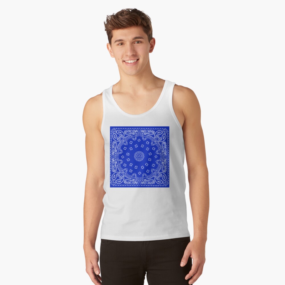 "Bandana Blue" Sticker for Sale by maniacfitness | Redbubble