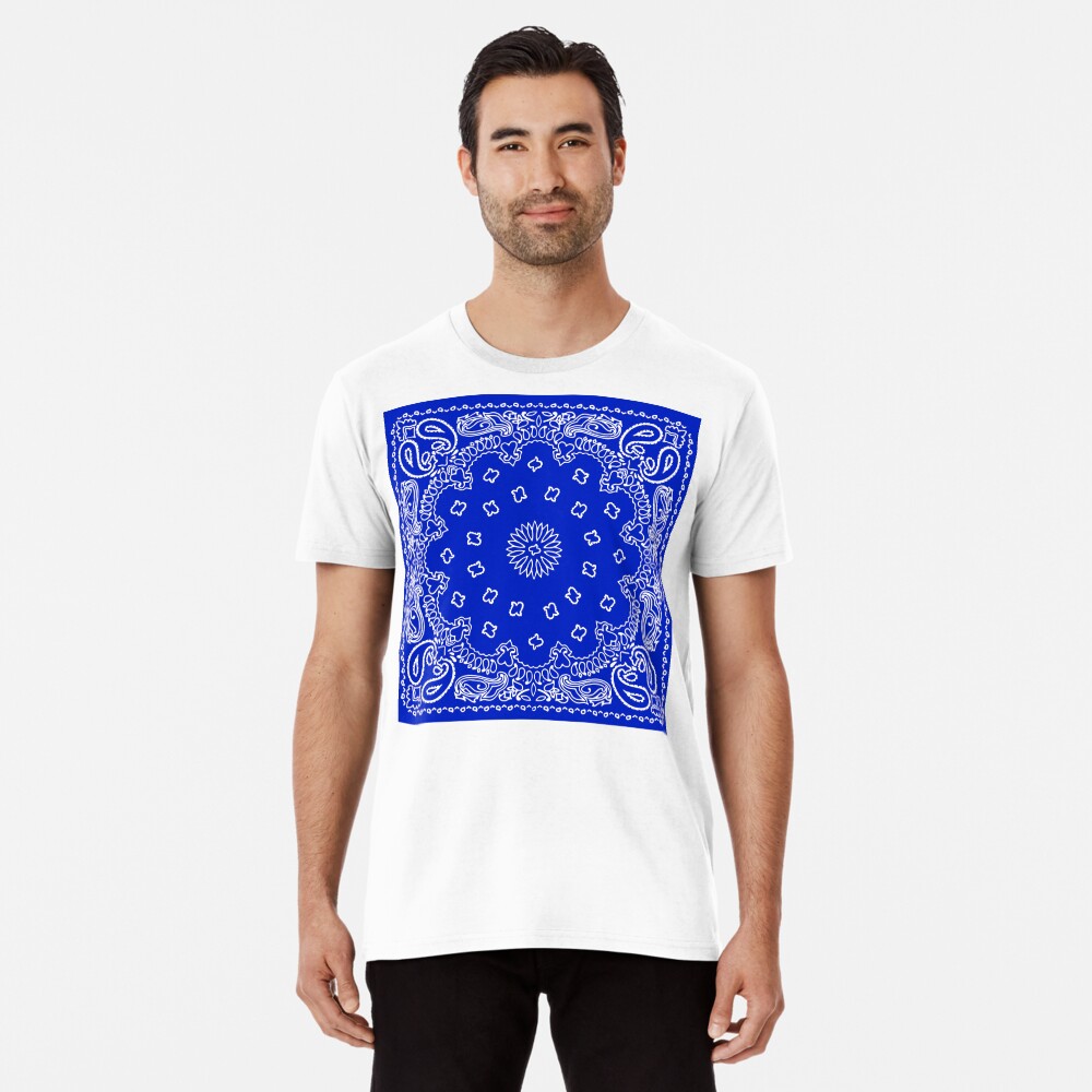 "Bandana Blue" Sticker for Sale by maniacfitness | Redbubble