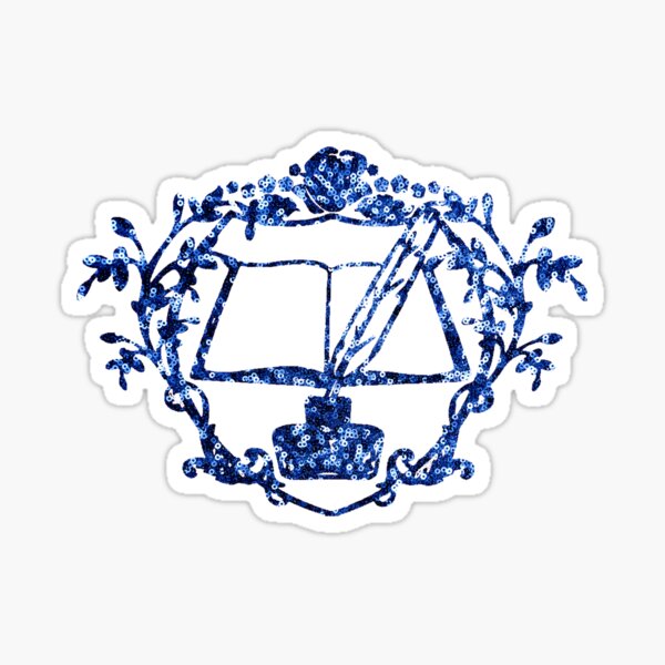 "Ascendance of a Bookworm - Myne's Workshop Crest with blue sequin logo ...