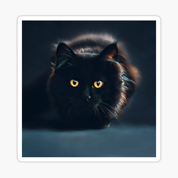 "Eyepatch Cat" Sticker for Sale by Editlab | Redbubble