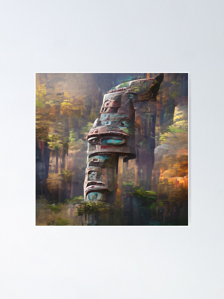 "Totem" Poster for Sale by ZvezdanArt | Redbubble