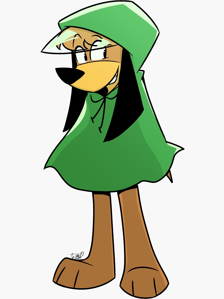 "Hey, Augie! : Augie in a Poncho" Sticker for Sale by CartoonLoonatic ...