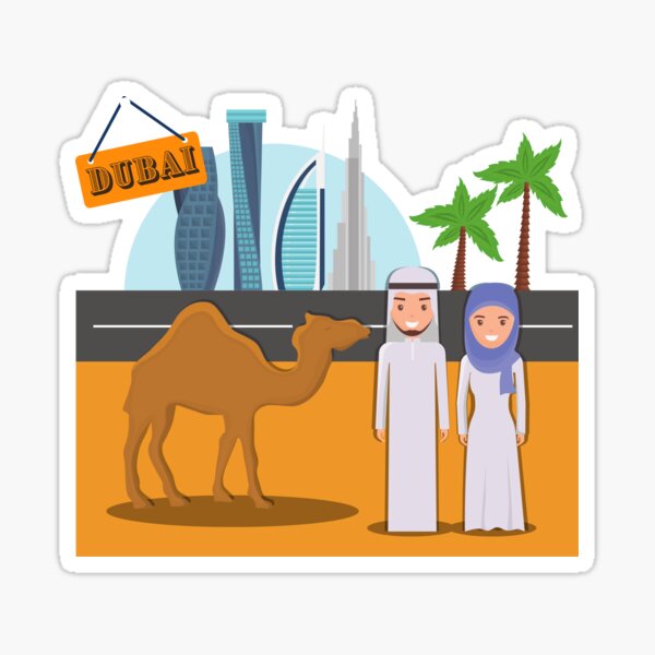 "Dubai" Sticker for Sale by irishgrace | Redbubble