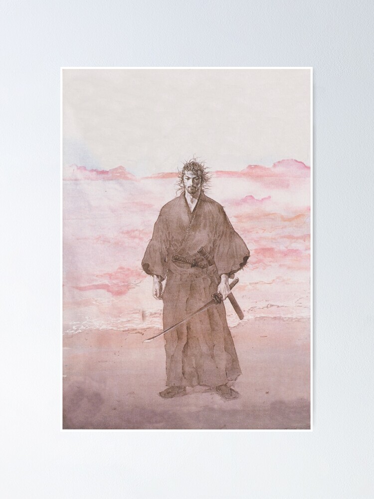 "Vagabond Miyamoto Musashi Beautiful Aesthetic Print " Poster for Sale ...