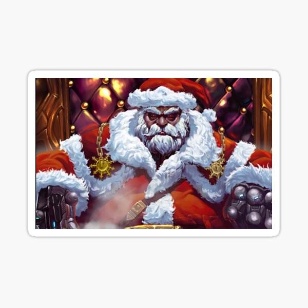 "evil santa" Sticker for Sale by flourpacket | Redbubble