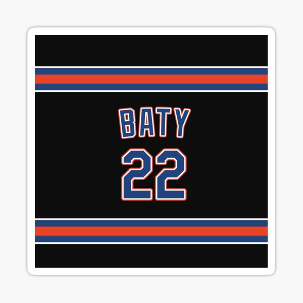 "Brett Baty Jersey Artwork" Sticker for Sale by Kciar15 | Redbubble