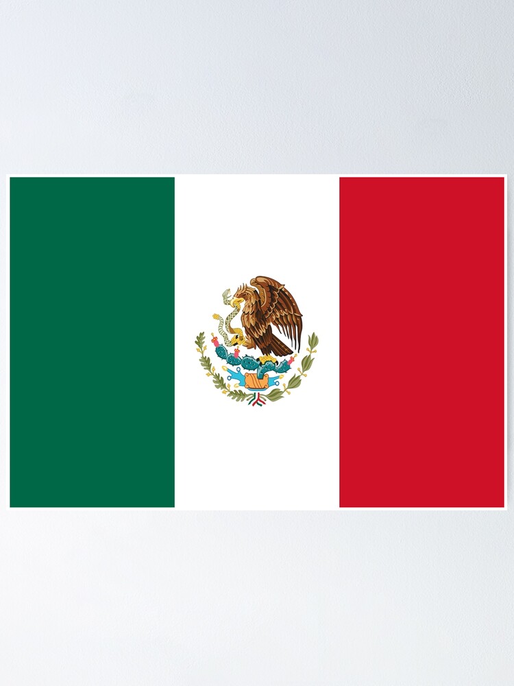 "Mexico Flag World Cup" Poster for Sale by SimpliText | Redbubble