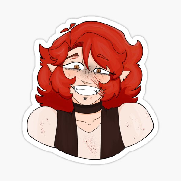 "haster... a little evil :)" Sticker for Sale by moosharna | Redbubble