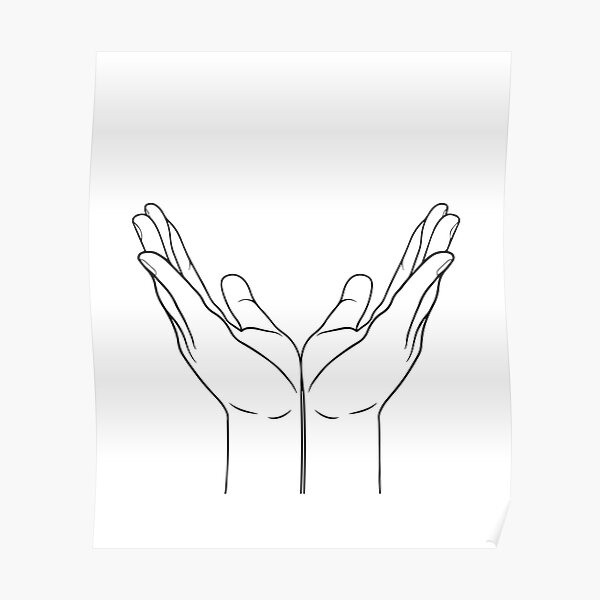 "Hands up " Poster for Sale by goldenlolly1 | Redbubble