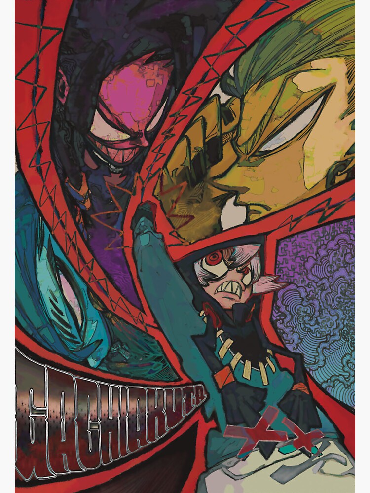 "Gachiakuta Color Cover" Sticker for Sale by evfr | Redbubble