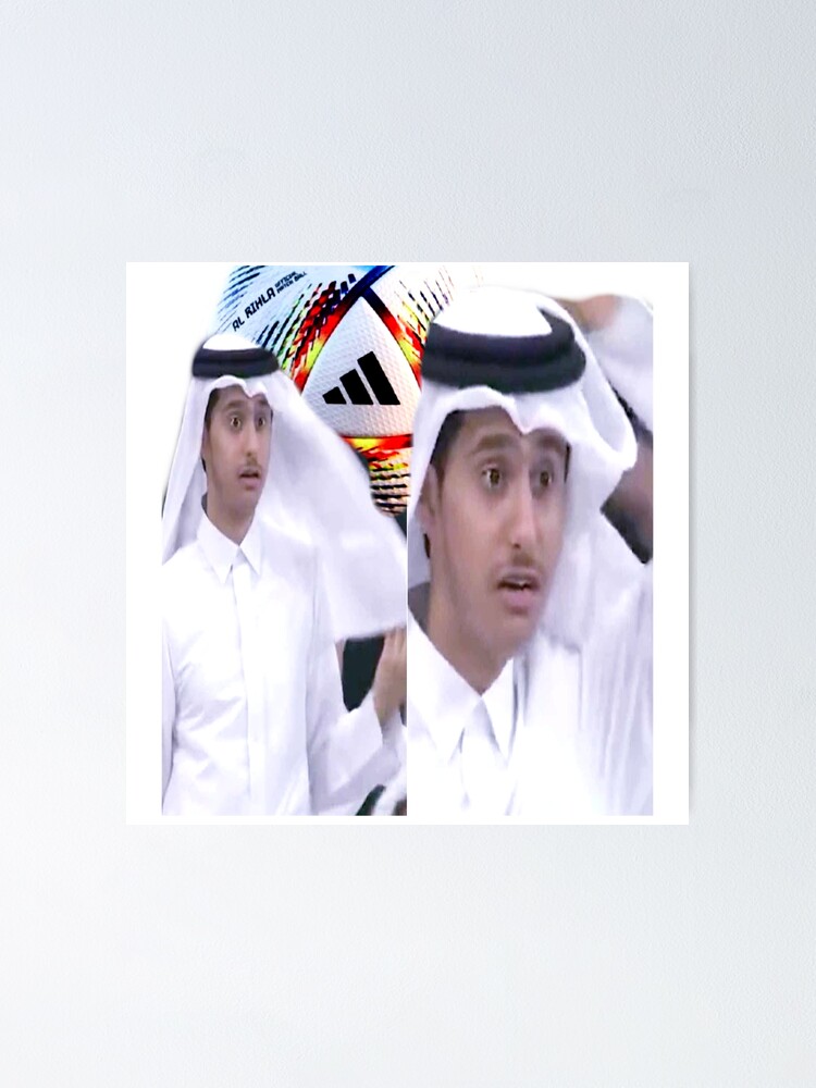 "qatar soccer Meme" Poster for Sale by joylandfun | Redbubble