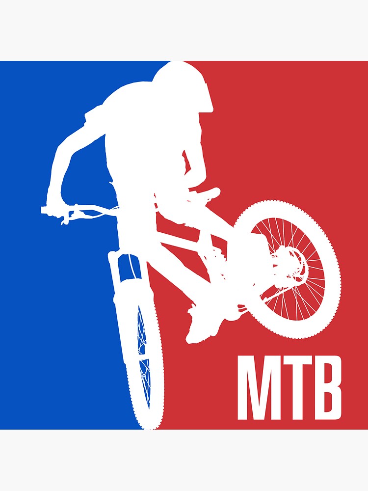 "MTB | Mountain Bike Logo" Sticker for Sale by ThirtyFiveInch | Redbubble