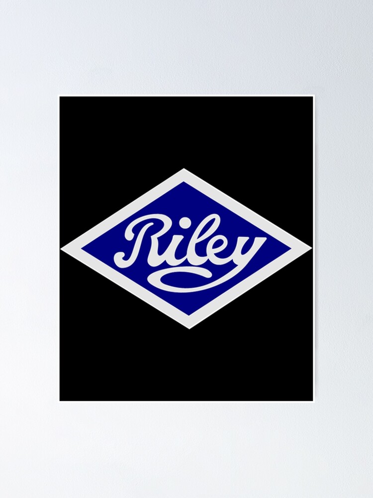"Classic Car Logos Riley Classic" Poster for Sale by ToddWFrady | Redbubble