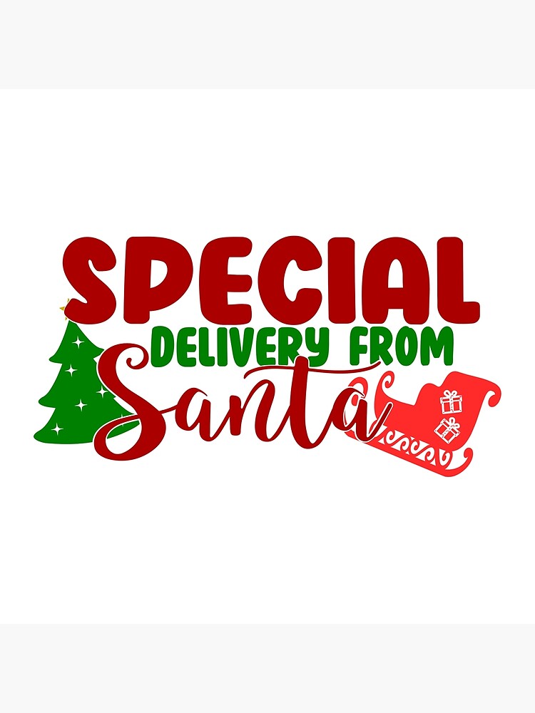 "Special Delivery From Santa, Christmas for Teacher, Teacher Christmas ...