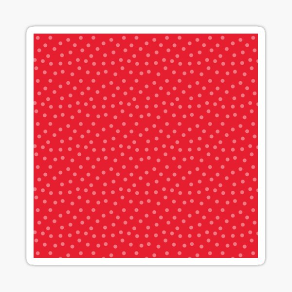 "Red-Handed Polka Dots" Sticker for Sale by MytheousArt | Redbubble