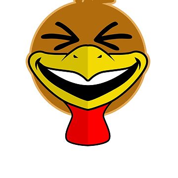 "Laughing Turkey Emoji Funny Emoticon Turkey Face T Shirt" Essential T ...