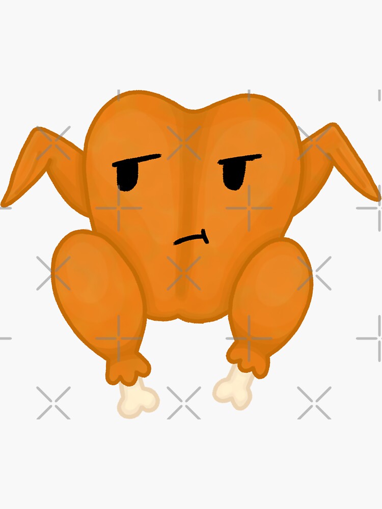 "Unamused Turkey" Sticker for Sale by stickerbyginger | Redbubble