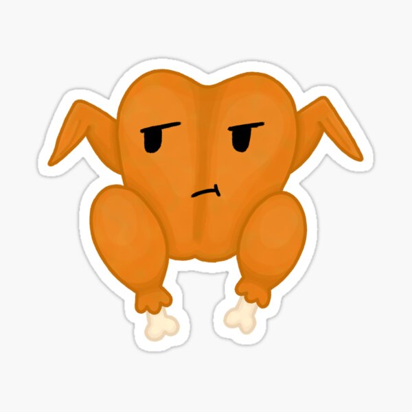 "Unamused Turkey" Sticker for Sale by stickerbyginger | Redbubble