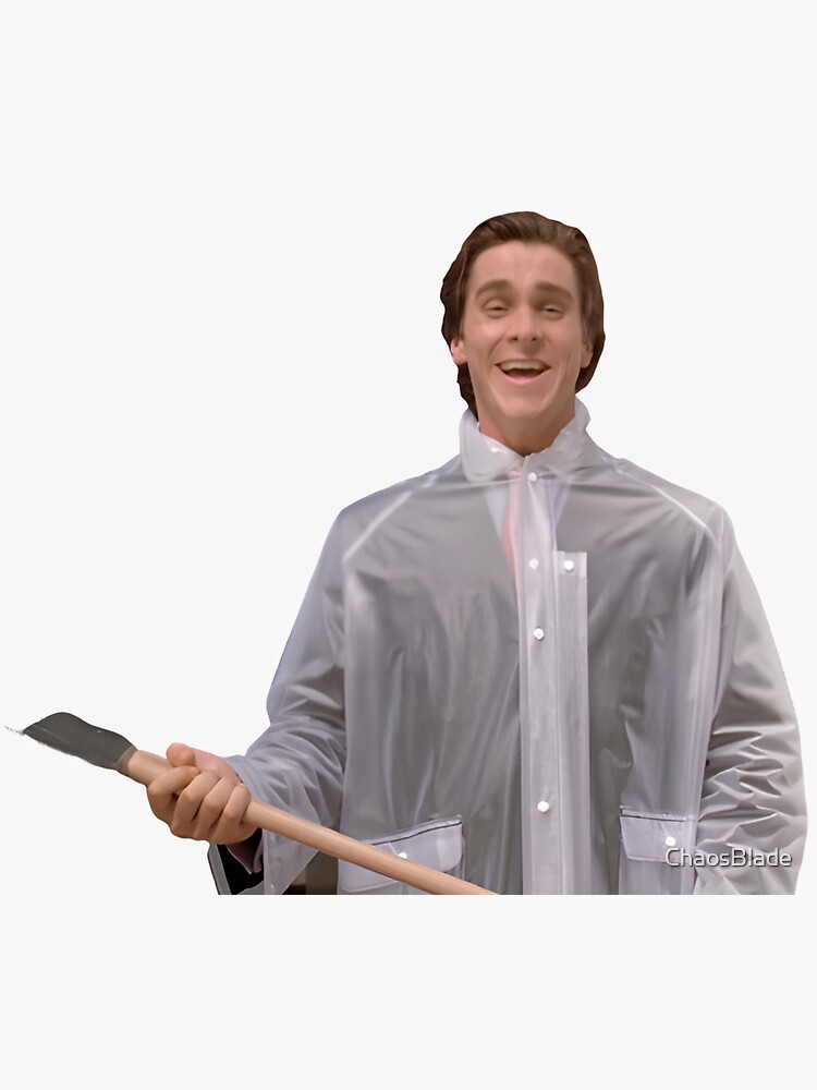 "American Psycho - Patrick Bateman" Sticker for Sale by ChaosBlade ...