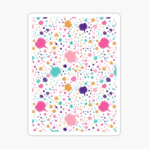 "Abstract Color Splash" Sticker for Sale by kelvinmunene13 | Redbubble
