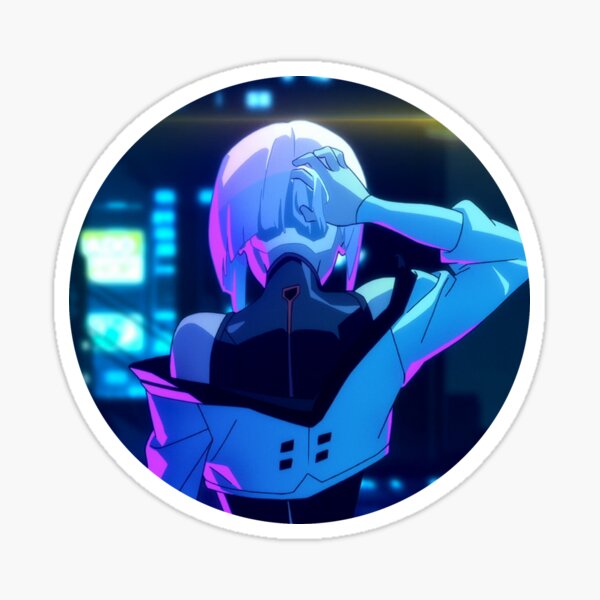 "Cyberpunk Lucy " Sticker for Sale by JoshCruzArt | Redbubble