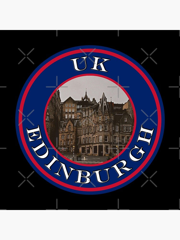 "United Kingdom Edinburgh Old Building - Passport Stamps Collection ...