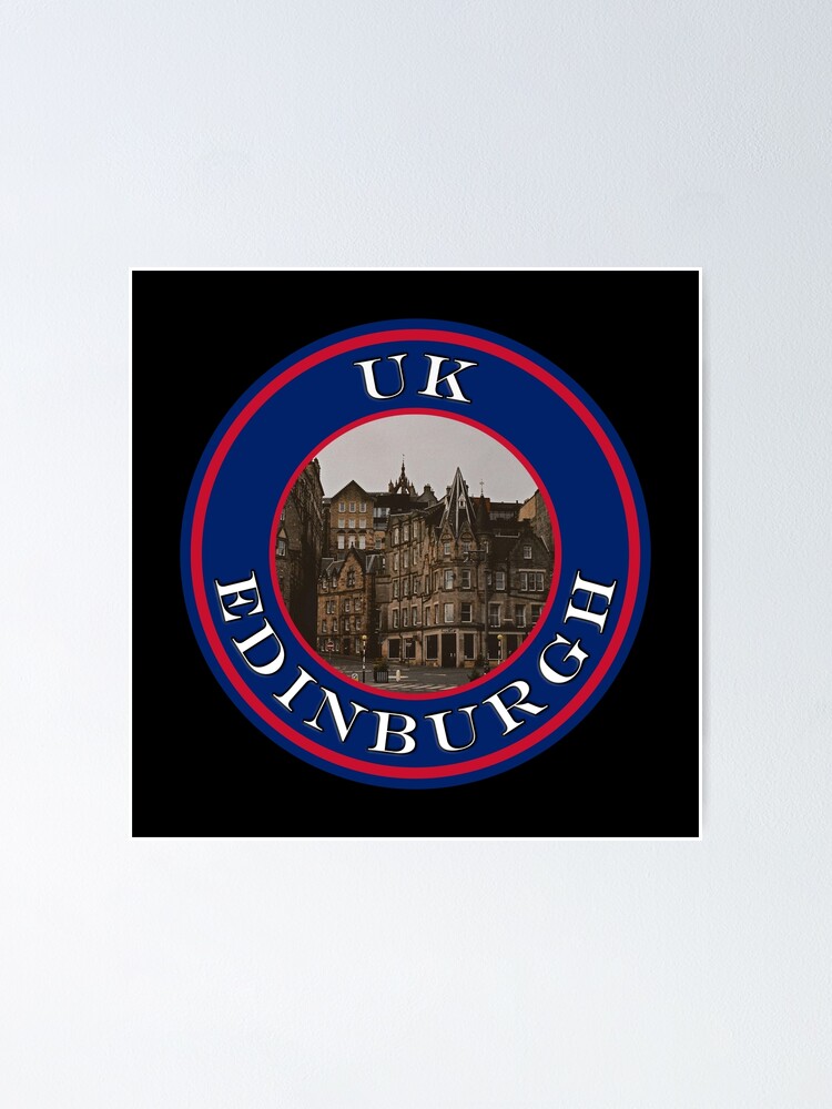 "United Kingdom Edinburgh Old Building - Passport Stamps Collection ...