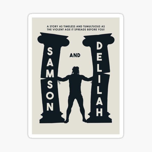 "Samson and Delilah (Poster)" Sticker for Sale by Roller711 | Redbubble