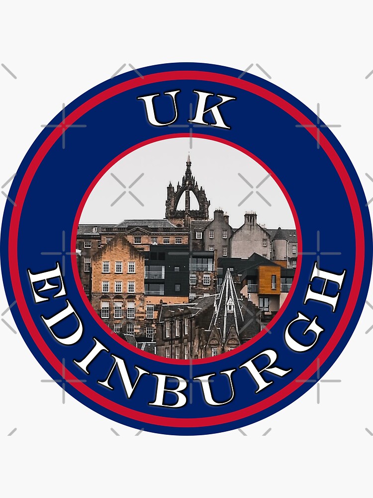 "United Kingdom Edinburgh Cityscape Tower - Passport Stamps Collection ...