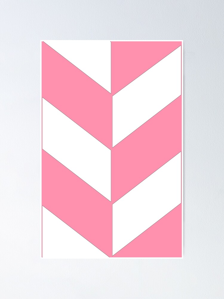 Póster «Bandera de rayas dobles rosa Baker-Miller» de ozcushionstoo ...