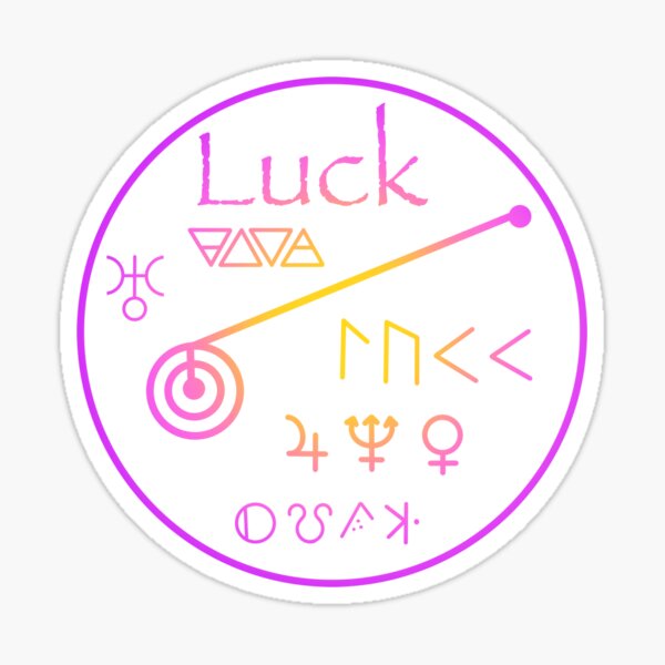 "Talisman for luck" Sticker for Sale by secretmagic | Redbubble