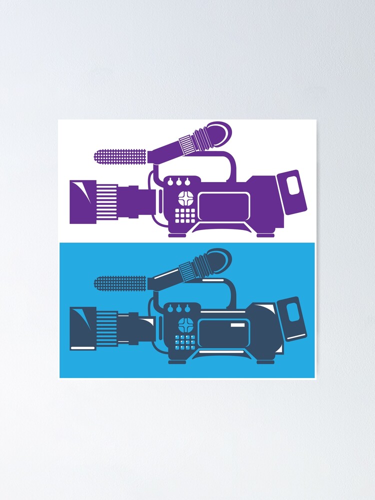 "Video Camera" Poster by vectorworks51 | Redbubble