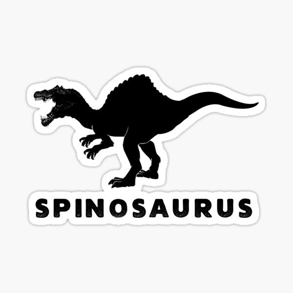 "Spinosaurus" Sticker for Sale by PicasmusTech | Redbubble